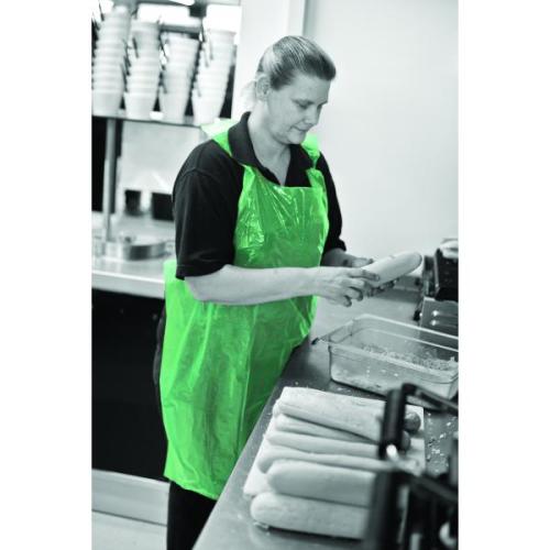 Disp. Polythene Aprons on Roll HD R/B/Y/G/W - Spot-On Supplies